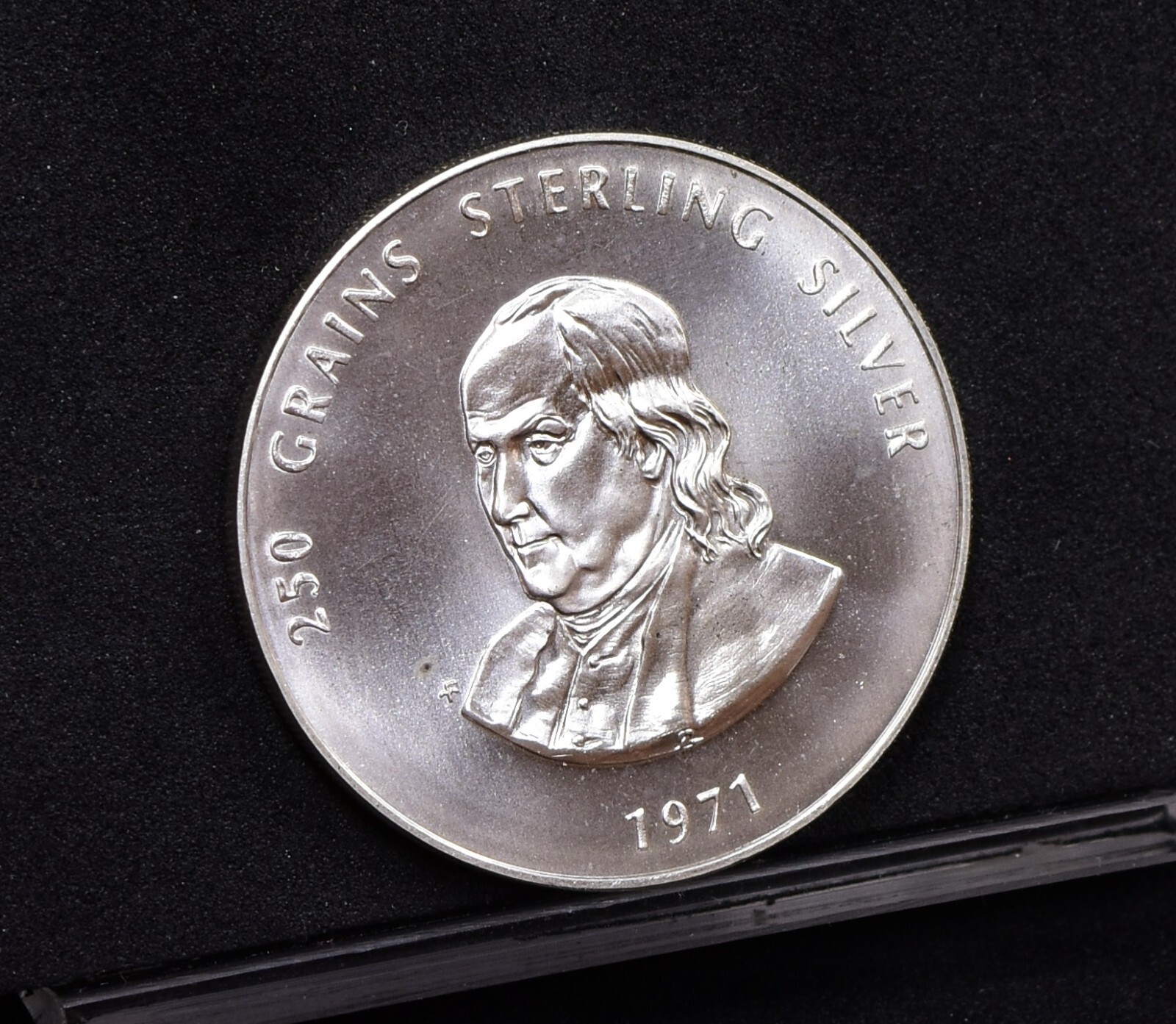 1971 41st Ann Maurine & George Shadwick 250 Grains Sterling Silver Coin ...