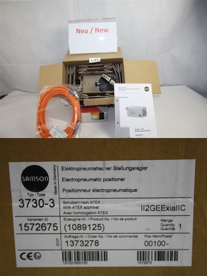 Samson 3730-3 stellungsregler 1572675 Valve Positioner | eBay