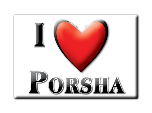 Porsha Fridge Magnet Name Gift Idea Birthday Graduation Birth | eBay