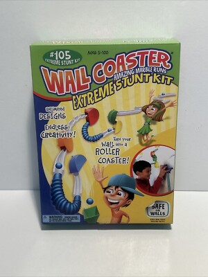 3 Wall Coaster: #101 Starter & #105 Extreme Stunt Kits + Crazy Stairs ...