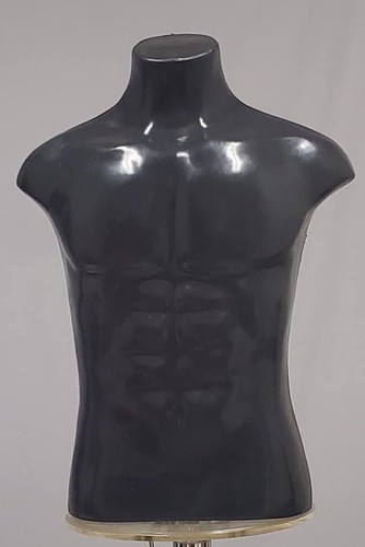 Male Torso Mannequin Form Display Bust 39" Chest, Black Color (#5011 ...