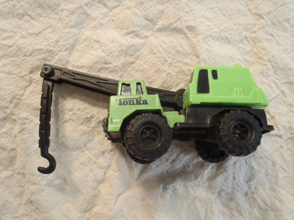 Tonka Lime Green Construction Vehicle 1994 Diecast Kids Toy Matchbox ...