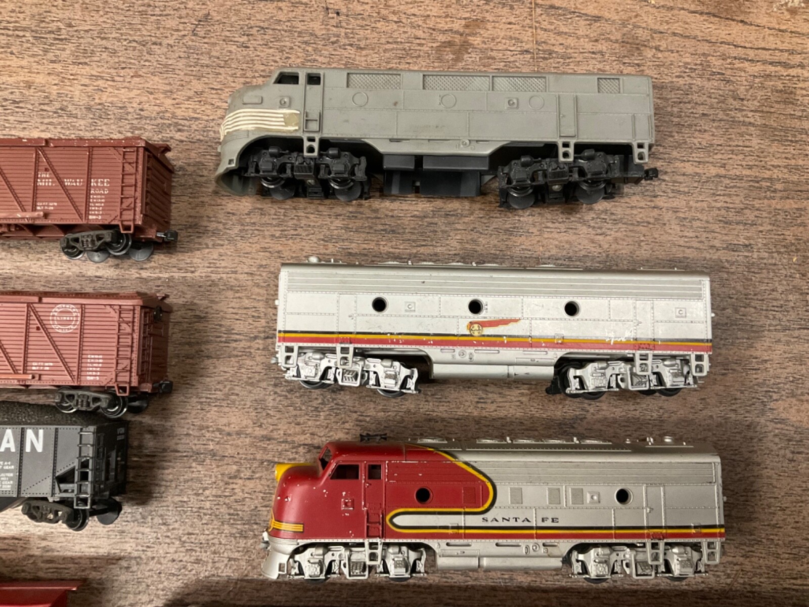 Vintage Train set LOT Santa Fe 3150 Varney coal car southern Virginian Milwaukee | eBay