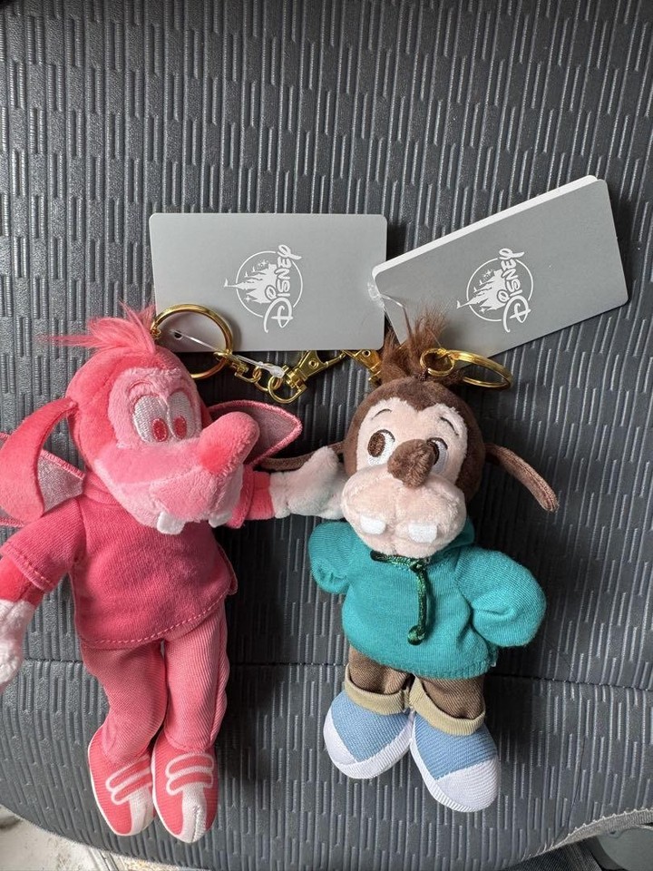 Disney Store Max Plush Keychain Set of 2 Mickey's Christmas Gift GOOFY ...