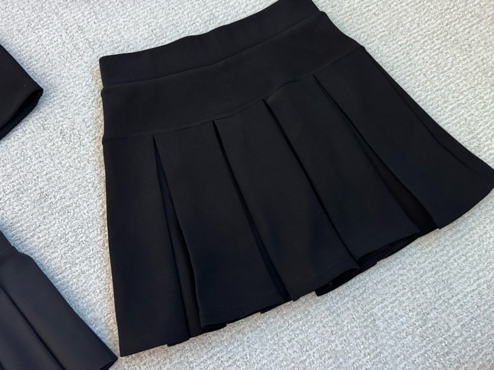 Lot of 4 Mini Micro Skirts Pleated Sexy Goth Punk Preppy School Size XS ...