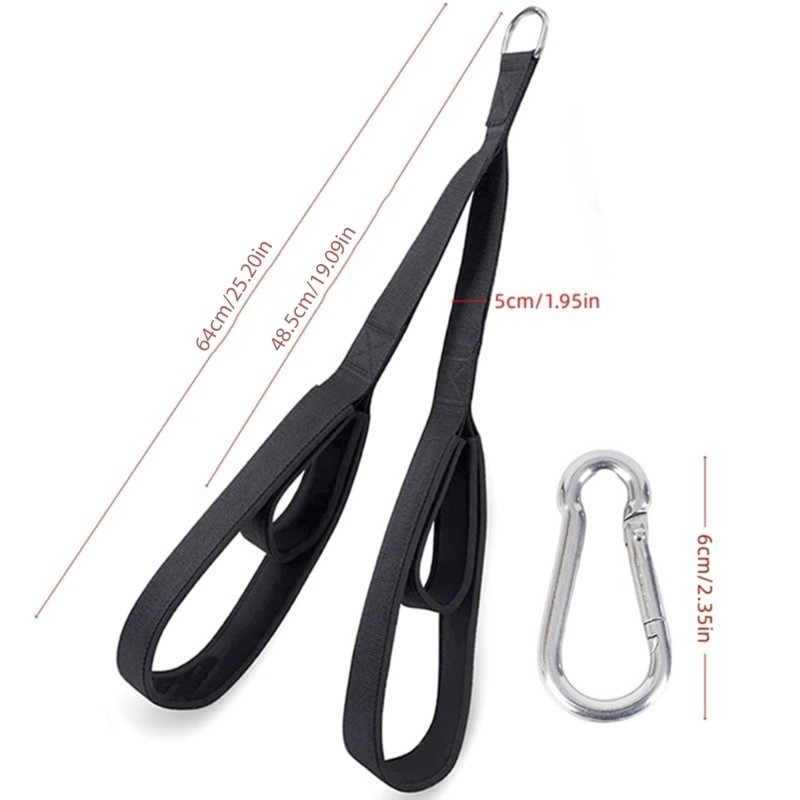 Tricep Rope Cable Attachment Extension Straps Long Tricep Rope with ...