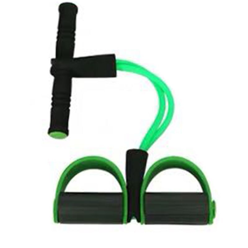 Tension Rope 2 Tube Puller Pedal Abdominal Exerciser Elastic Sit Up ...