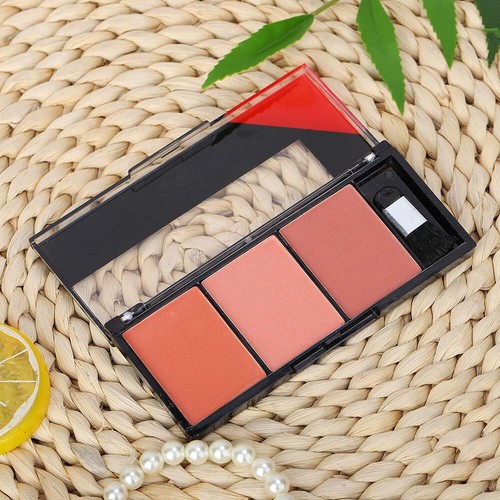 3 Colors Face Makeup Blusher Longlasting Hydrating Pretty Fairy Pressed ...