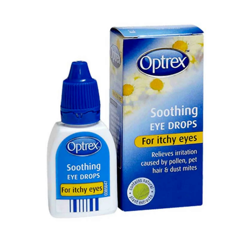 3x Optrex Soothing Eye Drops-Itchy Eyes Pollen HayFever Relieves ...