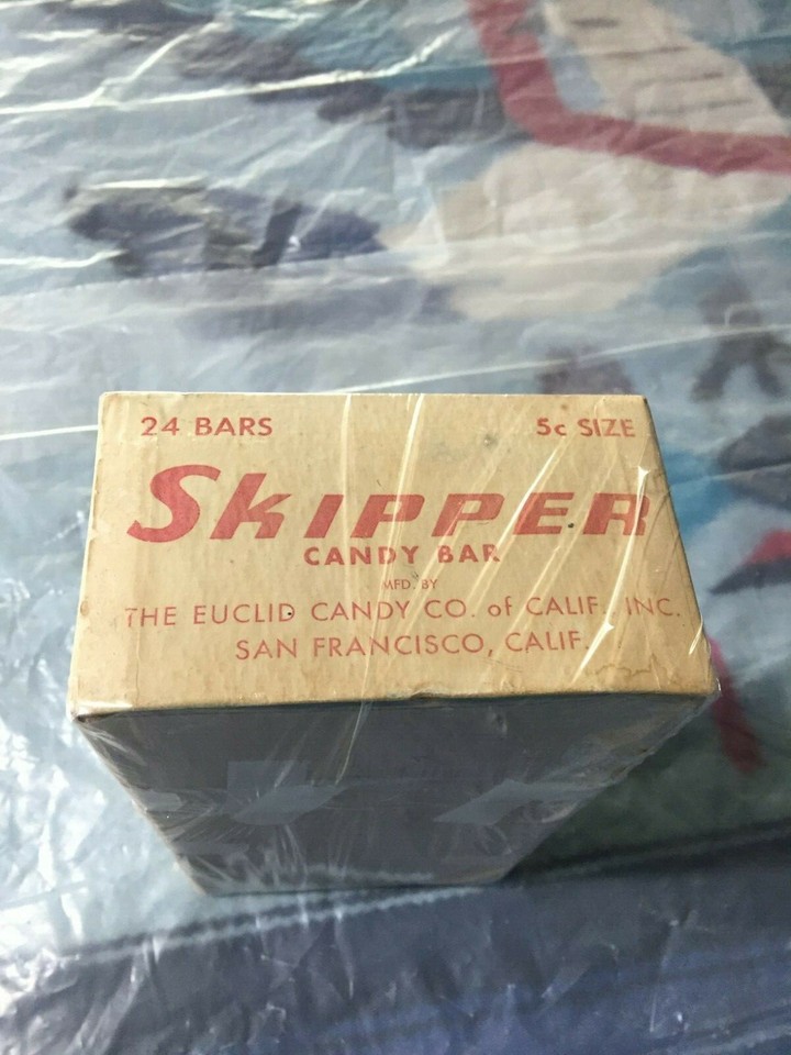 VINTAGE EUCLID'S SKIPPER CANDY BAR ADV. BOX | eBay