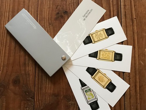 Booklets Jaeger Lecoultr Flash Cards - Engraving Watches Montres Genève ...