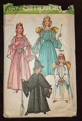 Simplicity 9052 Sewing Pattern Princess Witch Fairy Angel Halloween ...