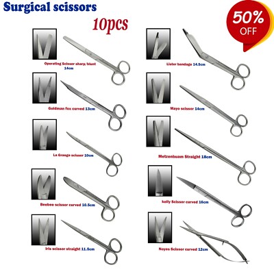 Surgical Scissors, Medical Scissors, bandage Scissor removal Scissor | eBay