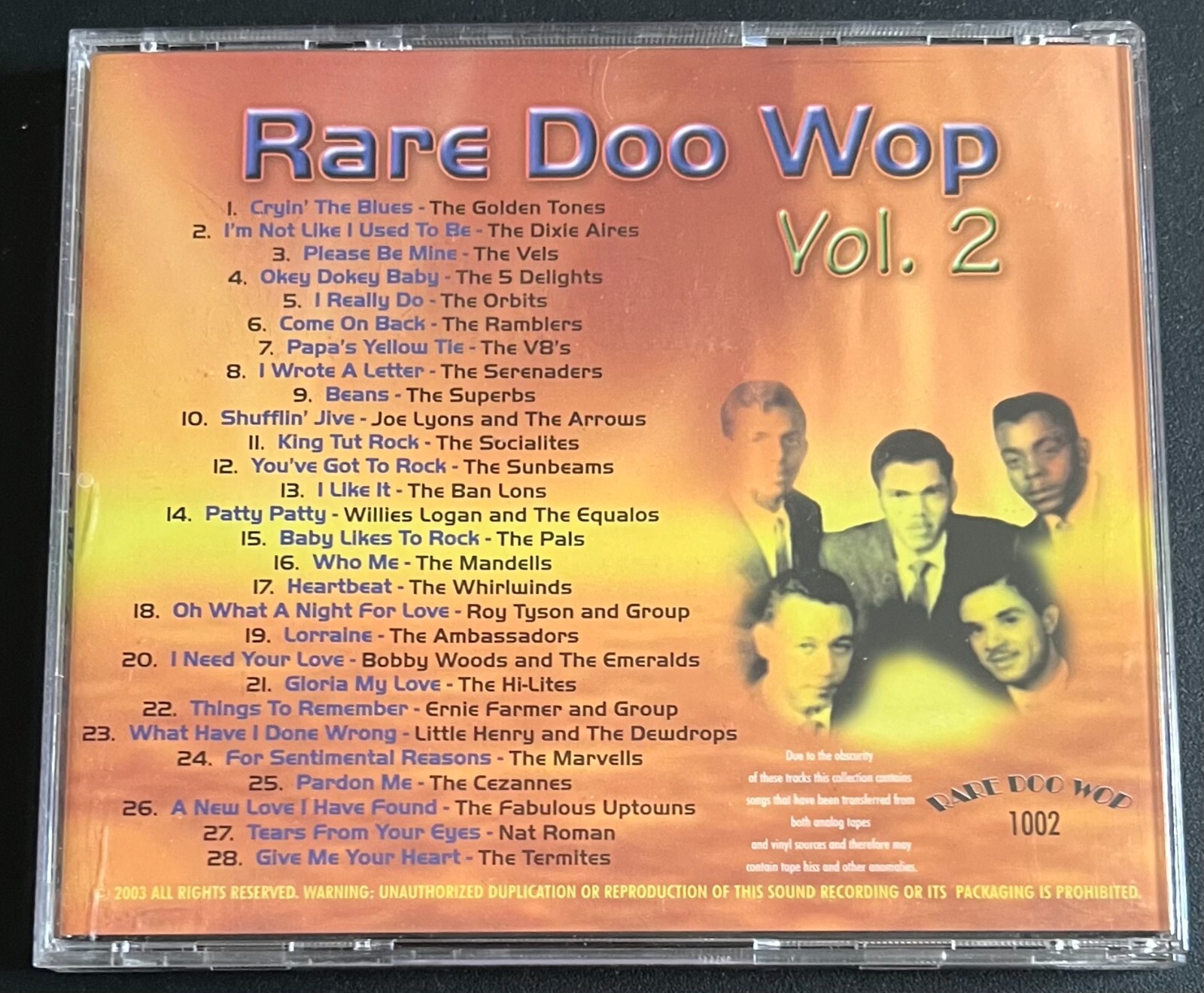 RARE DOO WOP - VOL 2 - CD BRAND NEW | eBay