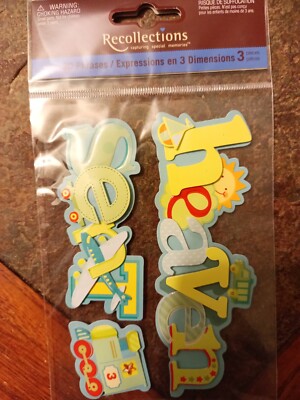Recollections Heaven Sent 3D Stickers | eBay