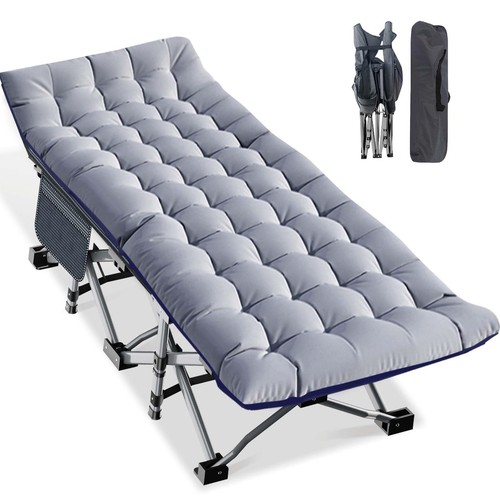Oversized XXL Folding Camping Cot, 78 L x 32 W x 18 H Heavy Duty Sleeping Cots 717020822436| eBay
