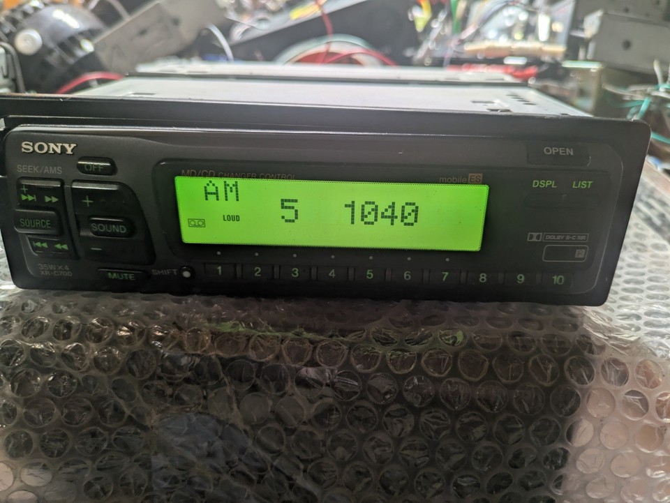 VTG Flagship Sony Mobile XR C700 ES Car Stereo Cassette Audio Elevated ...