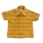 Vintage Westville Zayre Certified 77% Cotton Boys Plaid Button Down ...