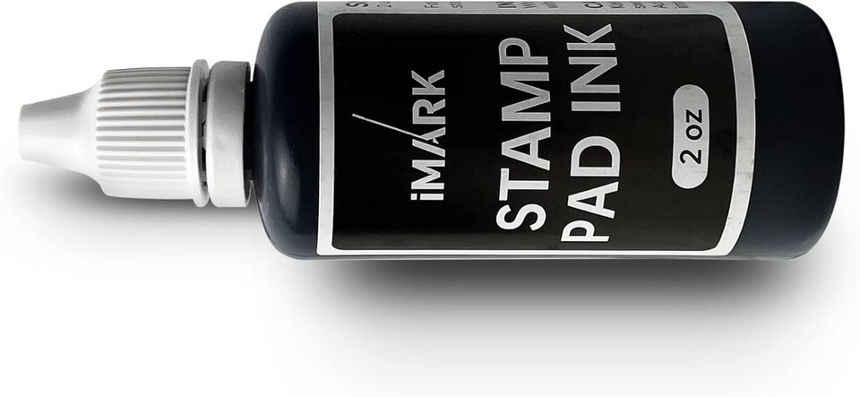 iMARK Premium Refill Ink for Self-Inking Stamps Daters Stamp Pads 2 oz ...