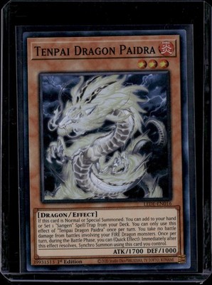 Yu-Gi-Oh! Tenpai Dragon Paidra LEDE-EN016 Super Rare 1st Edition NM | eBay