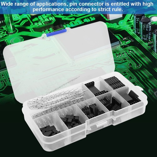 310PCS Cable Jumper Pin Set with Male Crimp & Female Terminals Housings ...