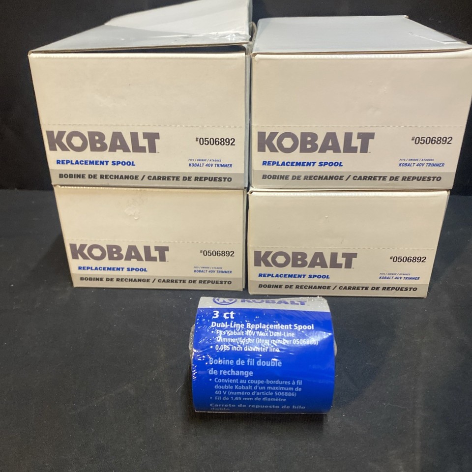 Kobalt Dual Line Replacement Spool Trimmer Line #0506892 total of 72 ...