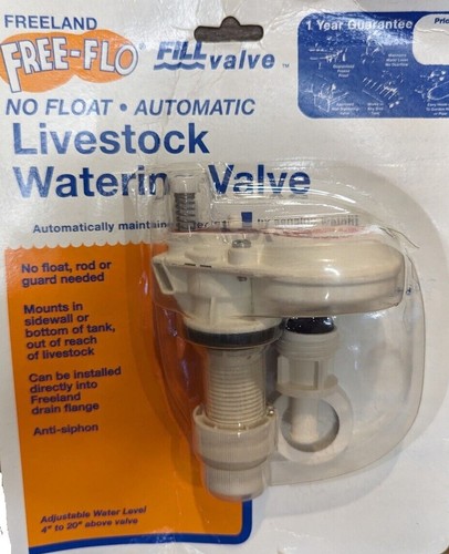 Freeland Ind # FF Free Flo HD Plastic Livestock Watering Shutoff Valves ...