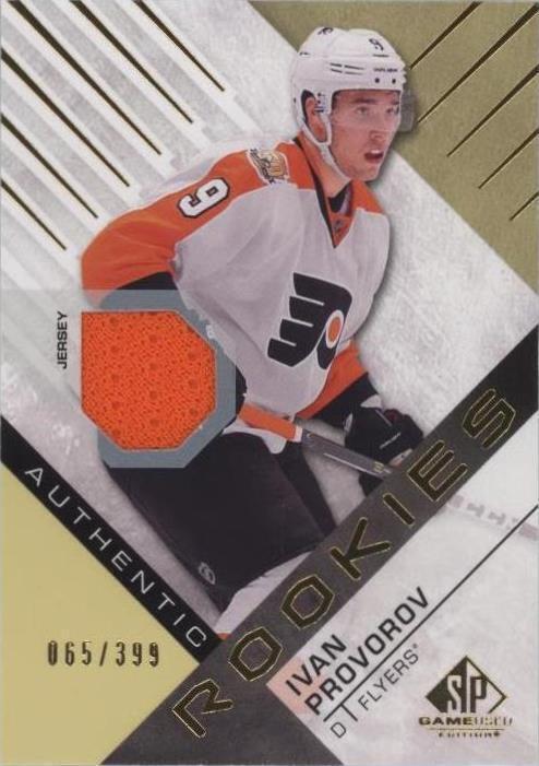 2016-17 SP Game Used - Authentic Rookies Ivan Provorov #106 Gold ...