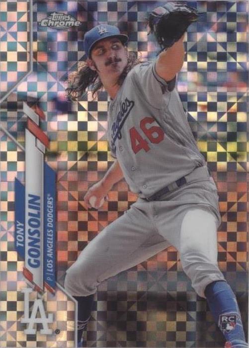 2020 Topps Chrome - Tony Gonsolin #114 X-Fractor (RC) for sale online ...