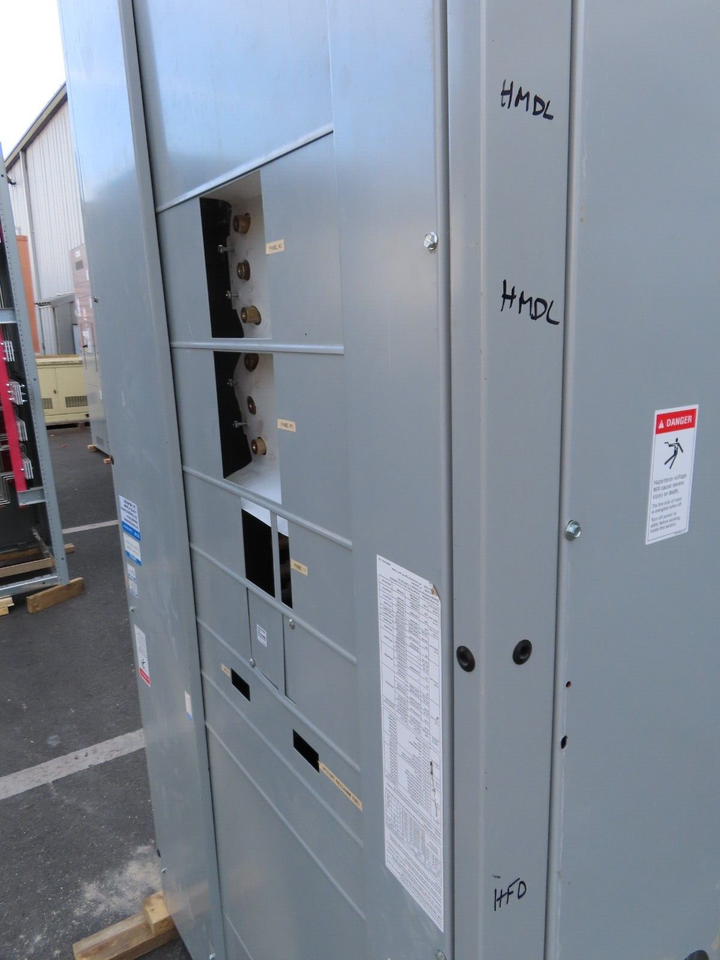 Eaton PRLC Pow-R-Line C Switchboard 2000 Amp Main Lug 277/480 Volt ...