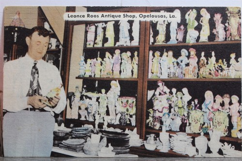 Louisiana LA Opelousad Leance Roose Antique Shop Postcard Old Vintage ...