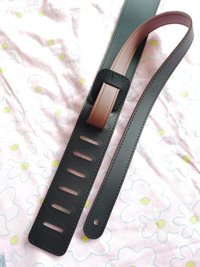 2.3'' Wide Adjustable PU Leather Strap For Epiphone Electric Guitar ...