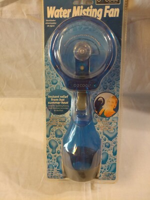 O2 COOL Water Misting Fan - Blue | eBay