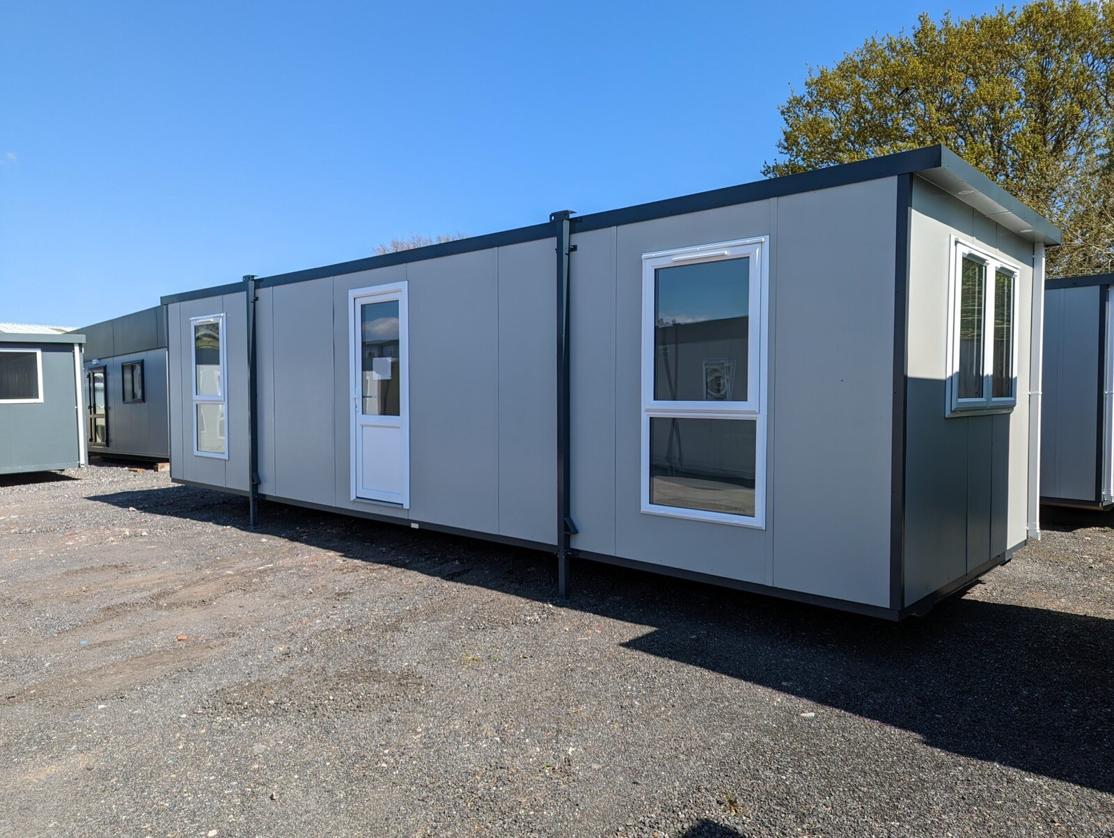 Brand new 32ft site welfare office cabin canteen staff room building ...