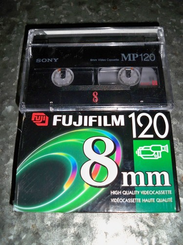 Pair of Fujifilm + Sony 8mm P6-120 / MP120 High Quality Video Cassette ...