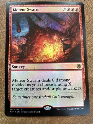 MTG FOIL Meteor Swarm (Ampersand) – Promo: General Card # 155 | eBay