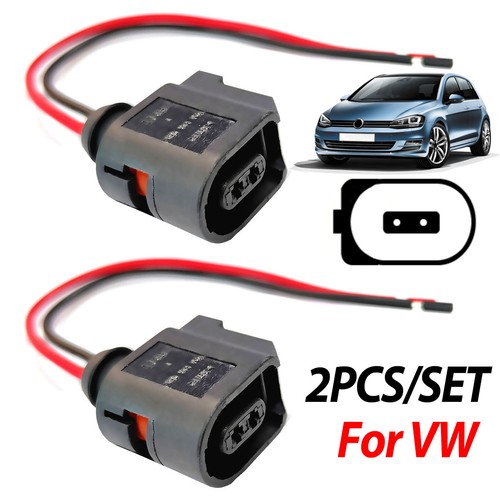 2x ABS Sensor Connector Plug For VW Caddy Golf Jetta Passat Tiguan ...