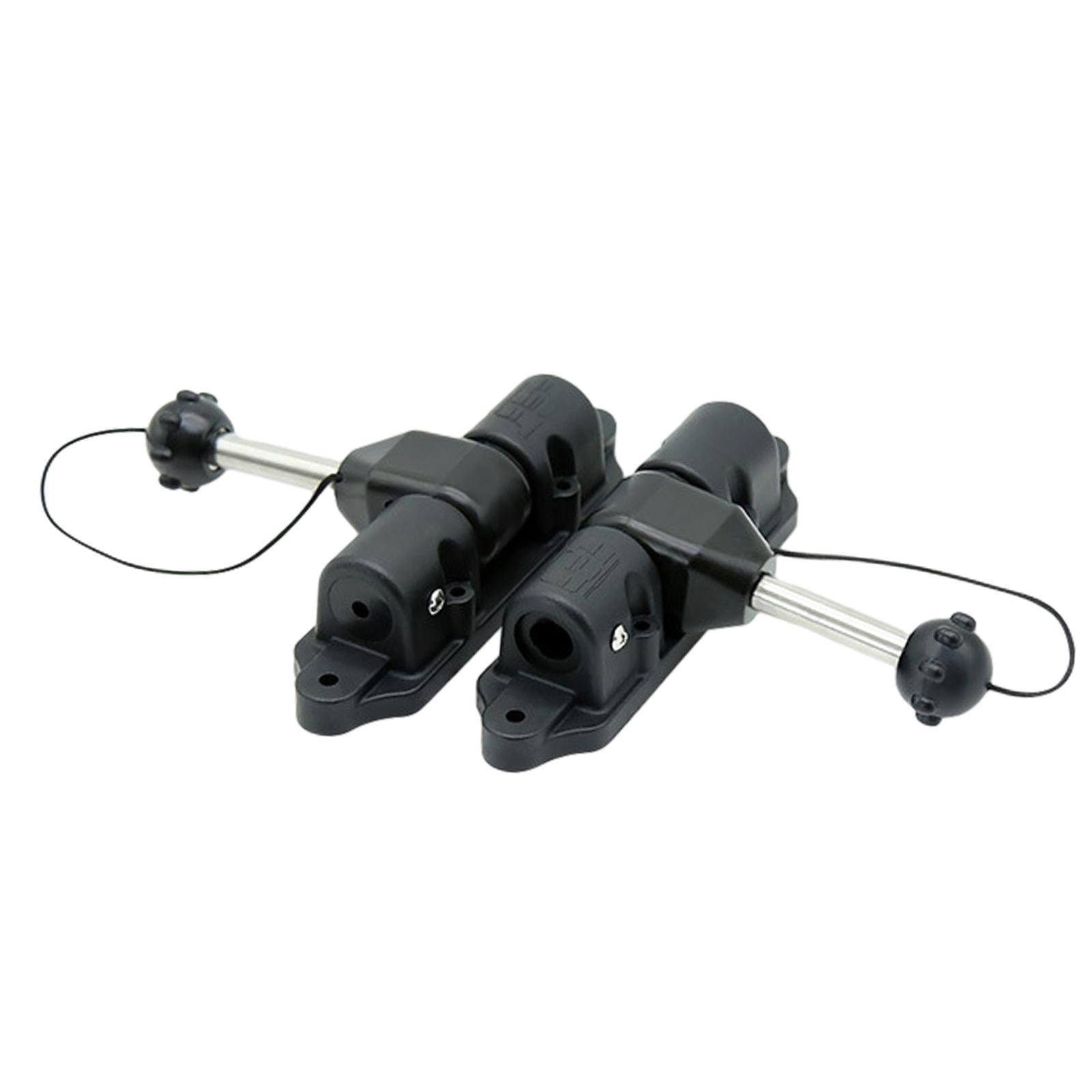 2Pcs Locking Kayak Paddle Holder Deck Mounted Universal Oar Lock Patch ...