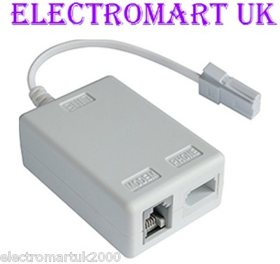 BT TELEPHONE BROADBAND ADSL MICRO FILTER SPLITTER | eBay UK
