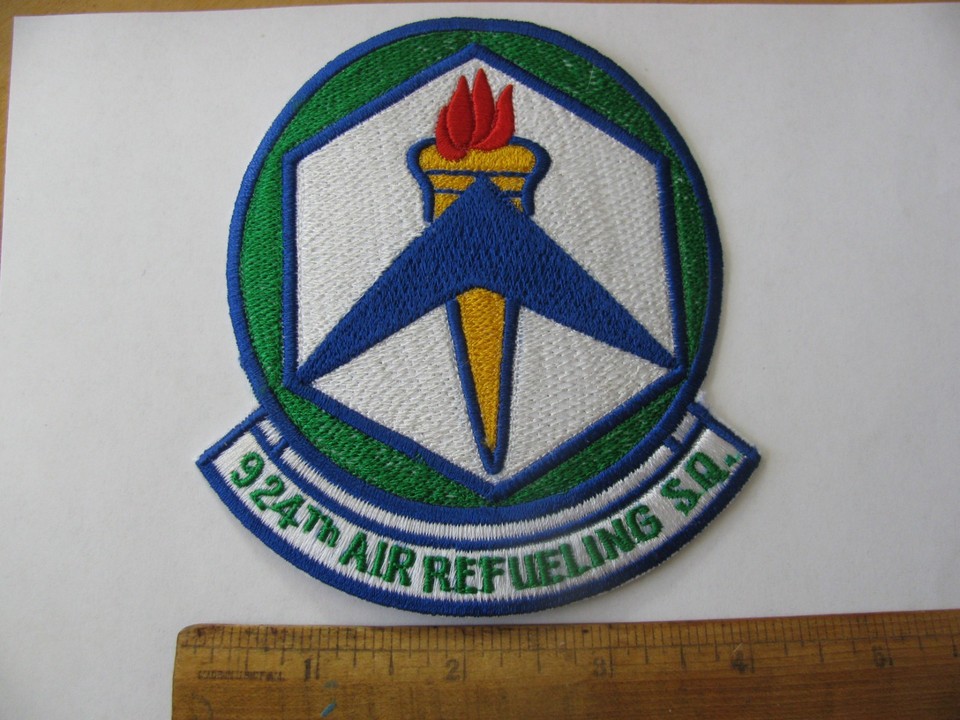 VINTAGE USAF 924TH 924 AIR REFUELING SQUADRON 4" IRON ON PATCH Rare | eBay