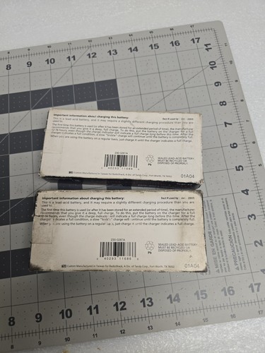 RadioShack Rechargeable VHS Camcorder Battery, Two - 2 | eBay