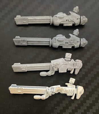 Warhammer 40k x4 Eldar scatter lasers, used. | eBay Australia