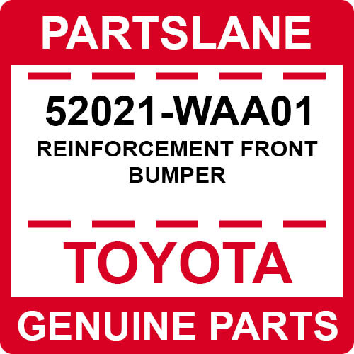 OEM TOYOTA 52021WAA01 REINFORCEMENT FRONT BUMPER 52021-WAA01 for sale ...