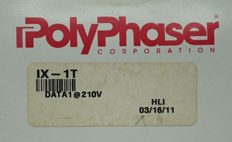 PolyPhaser IX-1T Outdoor Twisted Pair Lightning Surge Protector NEW in ...