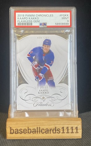 2019 Panini #FGKK Kaapo Kakko FLAWLESS GEM Diamond #4/20 PSA 9 SB7 | eBay