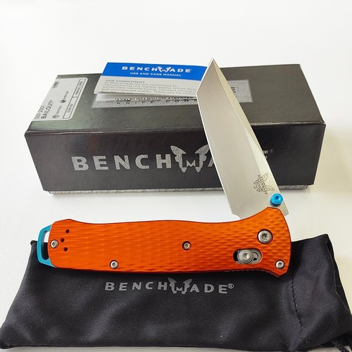 Benchmade Bailout 537-2301 CPM-3V Blade Tanto Orange Aluminum Folding ...