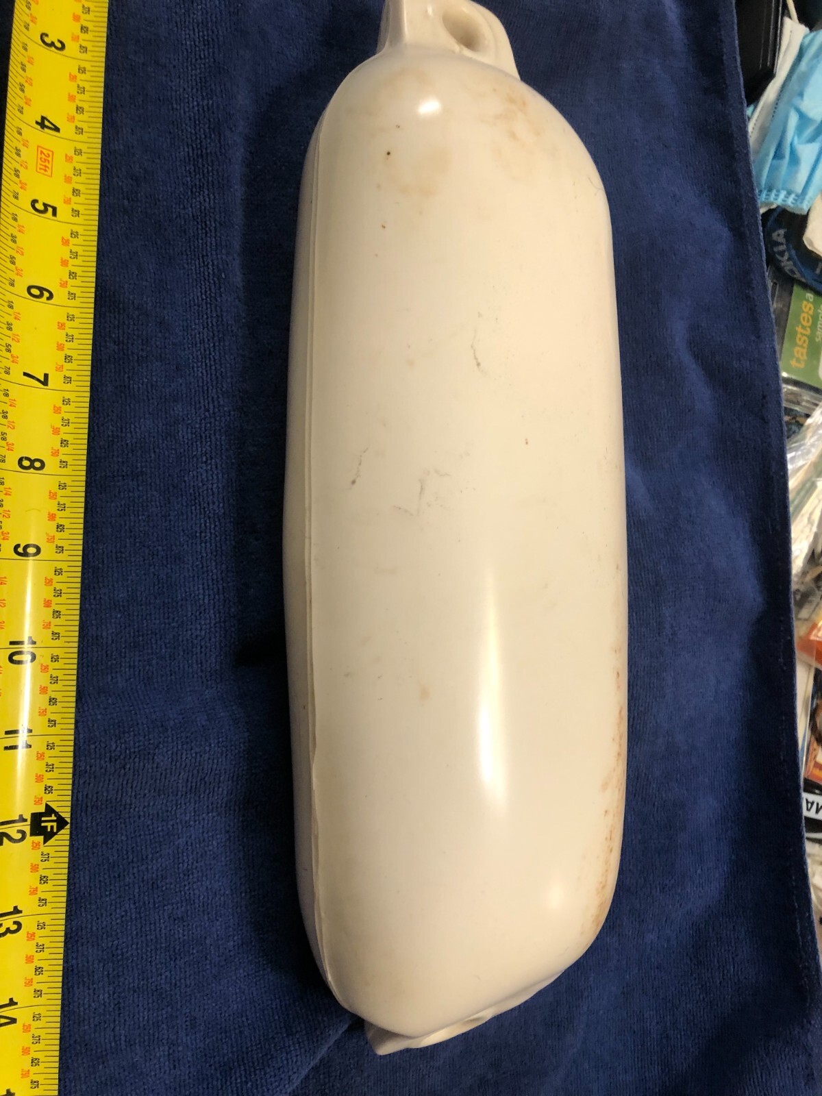 TAYLOR MADE Hull Gard Inflatable Vinyl Fender used buoy bumper dock ...