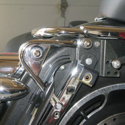 1997-2008 Harley Touring Detachable 2-Up Luggage Rack Docking Hardware ...