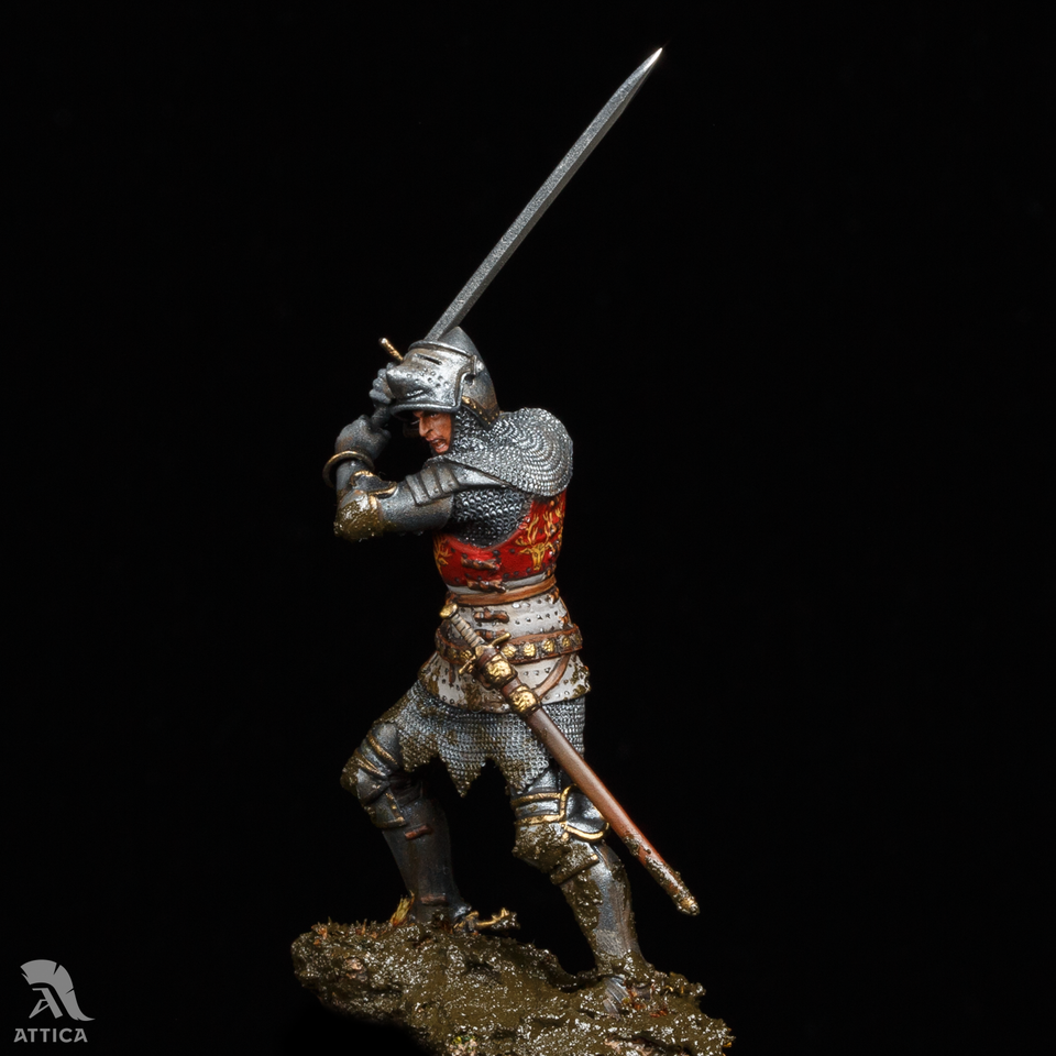 Knight in the Battle of Agincourt 54mm Painted Tin Toy Soldier Pre-Sale ...