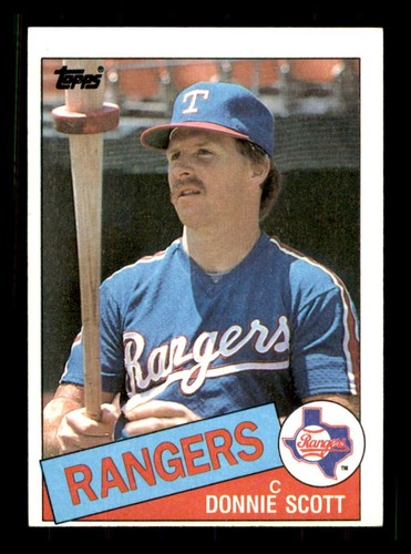 1985 Baseball 1985 Topps Donnie Scott Texas Rangers #496 RC1 | eBay